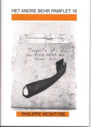 Het Andre Behr Pamflet 16 Philippe McIntyre – Boekie Woekie, books by ...